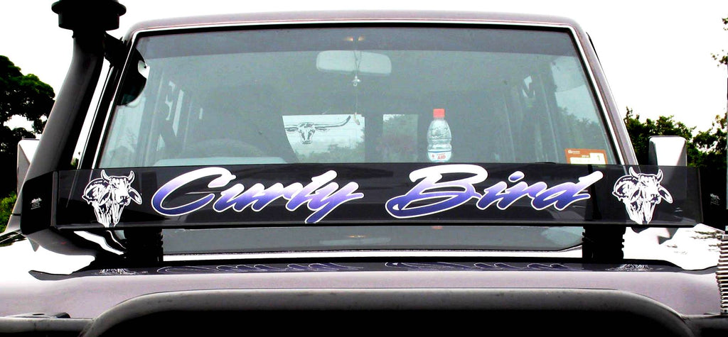 Brahman Bull Head Vehicle Sticker – Allens Tint & Signs