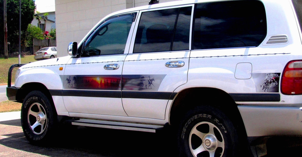 Bull Rider Vehicle Sticker – Allens Tint & Signs