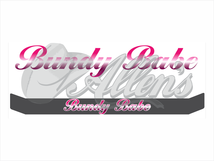 'Bundy Babe' Bug Deflector Name Sticker – Allens Tint & Signs