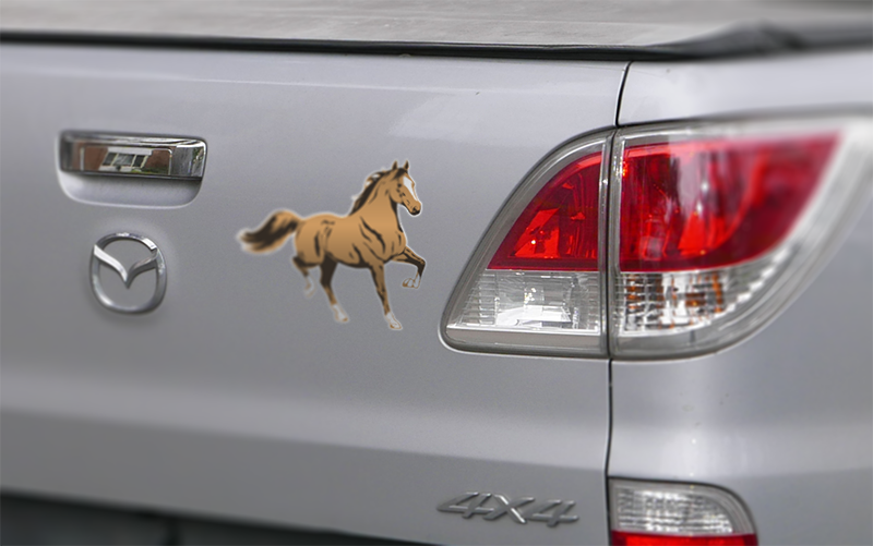 Arab Stallion Vehicle Sticker – Allens Tint & Signs